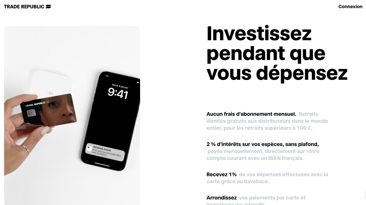 Trade Republic : Compte rémunéré à 3% et opérations sans frais