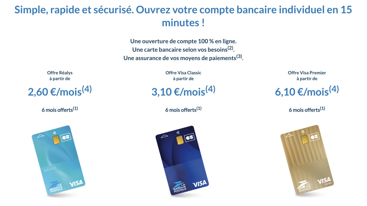 Compte La Banque Postale : offre et tarifs