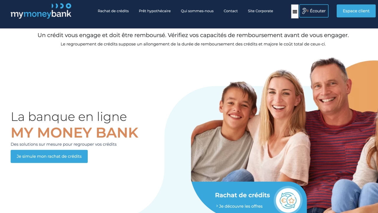 My Money Bank : présentation et chiffres clés