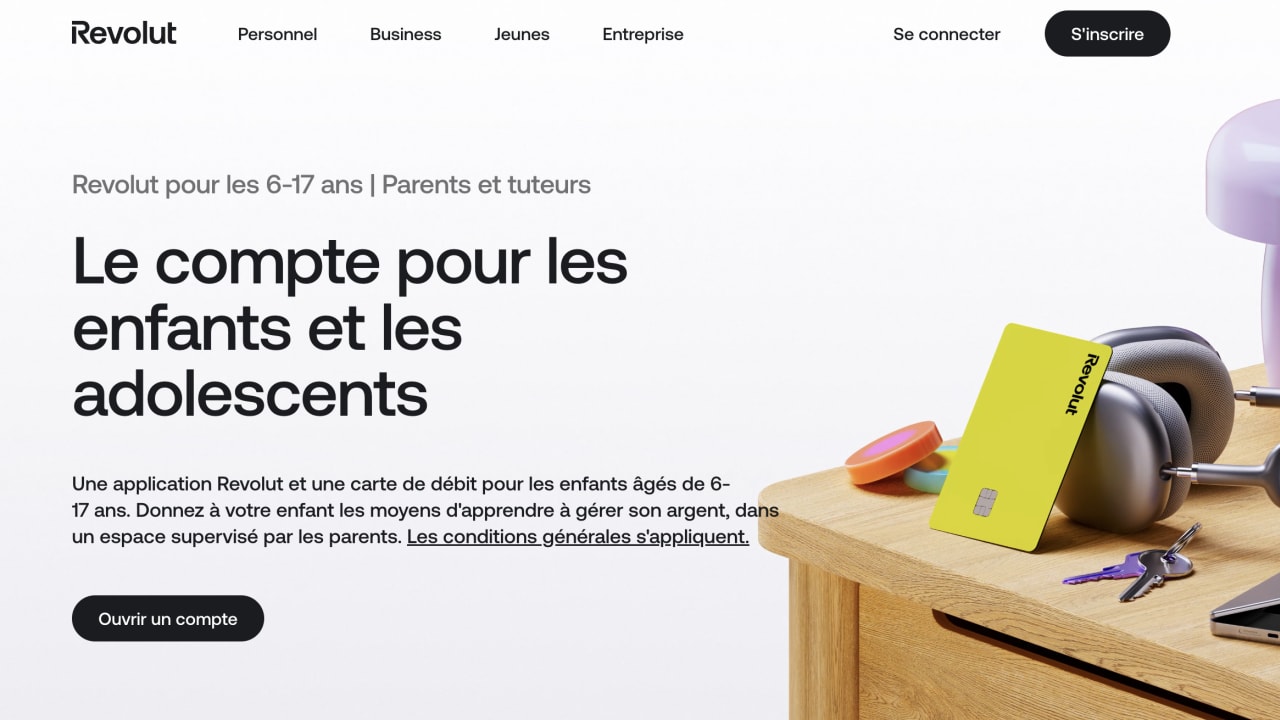 Revolut Kids & Teens : Compte gratuit pour les enfants et ados