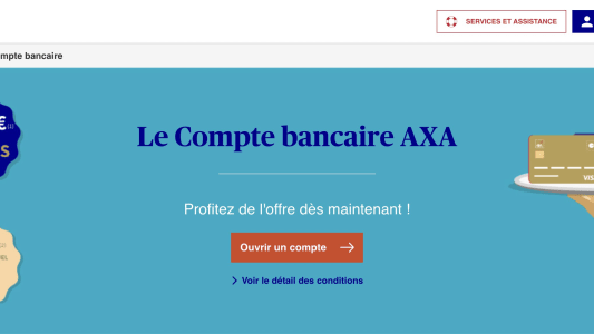 AXA Banque : profitez d'une prime jusqu'à 200 euros et d'un livret d'épargne à un taux de 4,5%